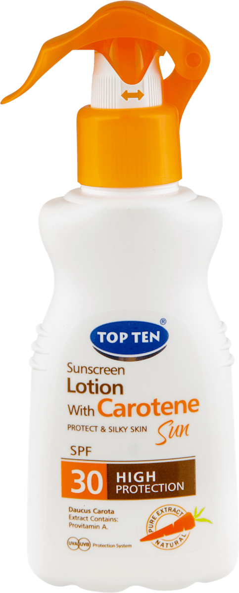 TOP TEN Carotene Sun losion za zaštitu od sunca, u spreju, SPF 30, 1 ...