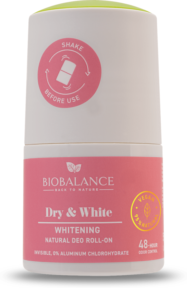 BIOBALANCE Deo roll-on Dry & White, 50 ml | dm.hu