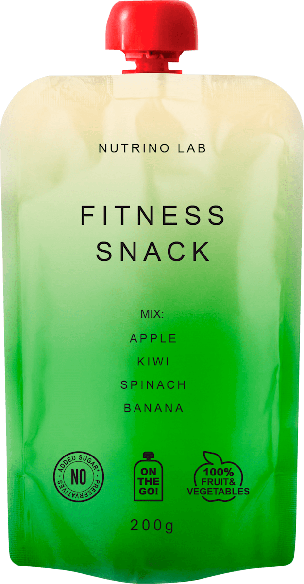 Nutrino Lab Fitness snack – jabuka, kivi, špinat i banana, 200 g | dm ...