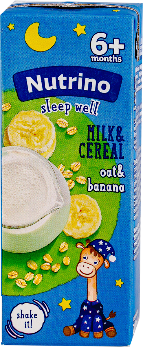 Nutrino sleep well MILK & CEREAL mlečna žitna kaša - ovas i banana, od ...