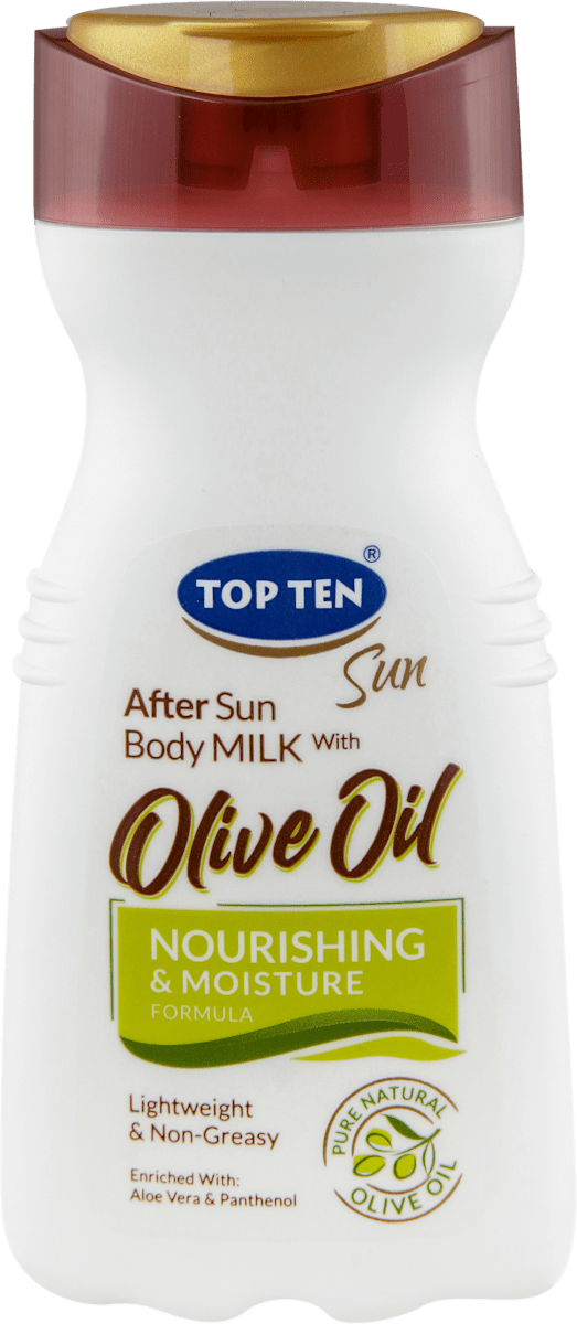 TOP TEN AFTER Sun- Olive Oil mleko posle sunčanja, 200 ml | dm.rs