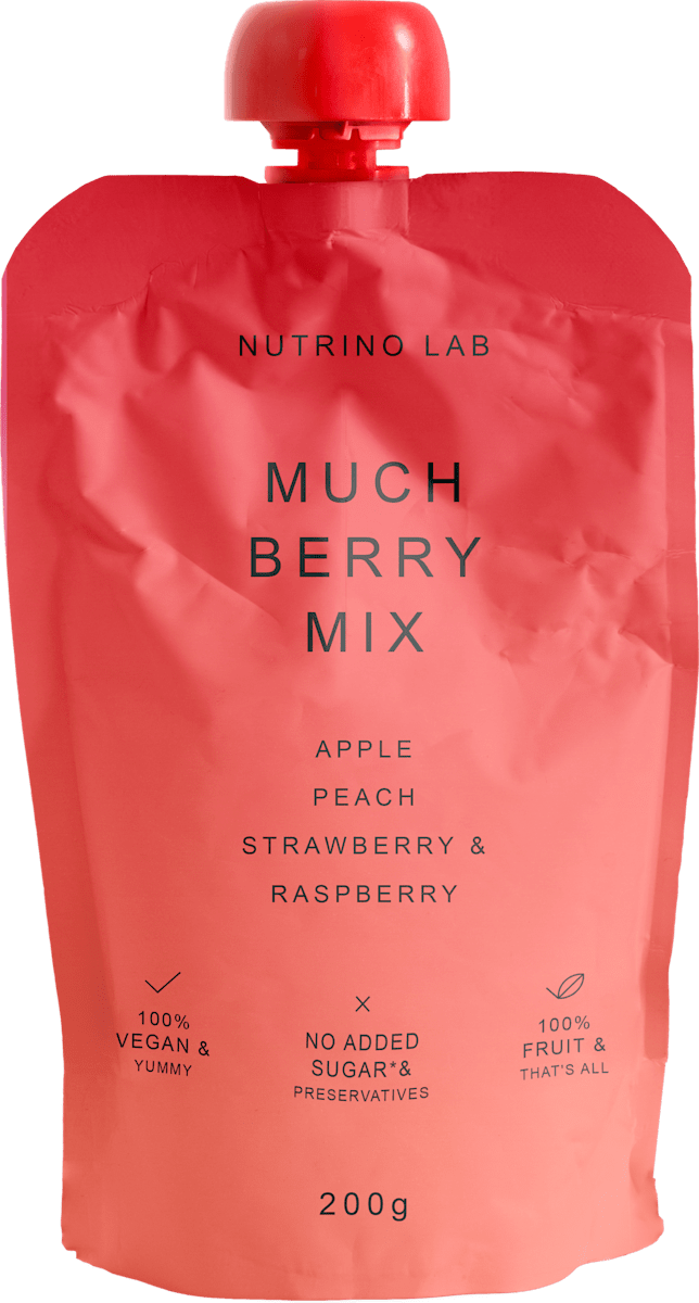 Nutrino Lab MUCH BERRY MIX pire: jabuka, breskva, jagoda i malina, 200 ...