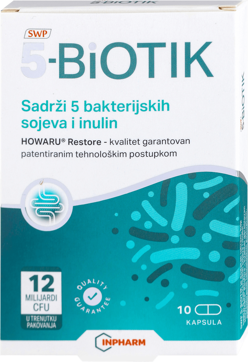 INPHARM 5-BIOTIK kapsule, 10 kom | dm.rs