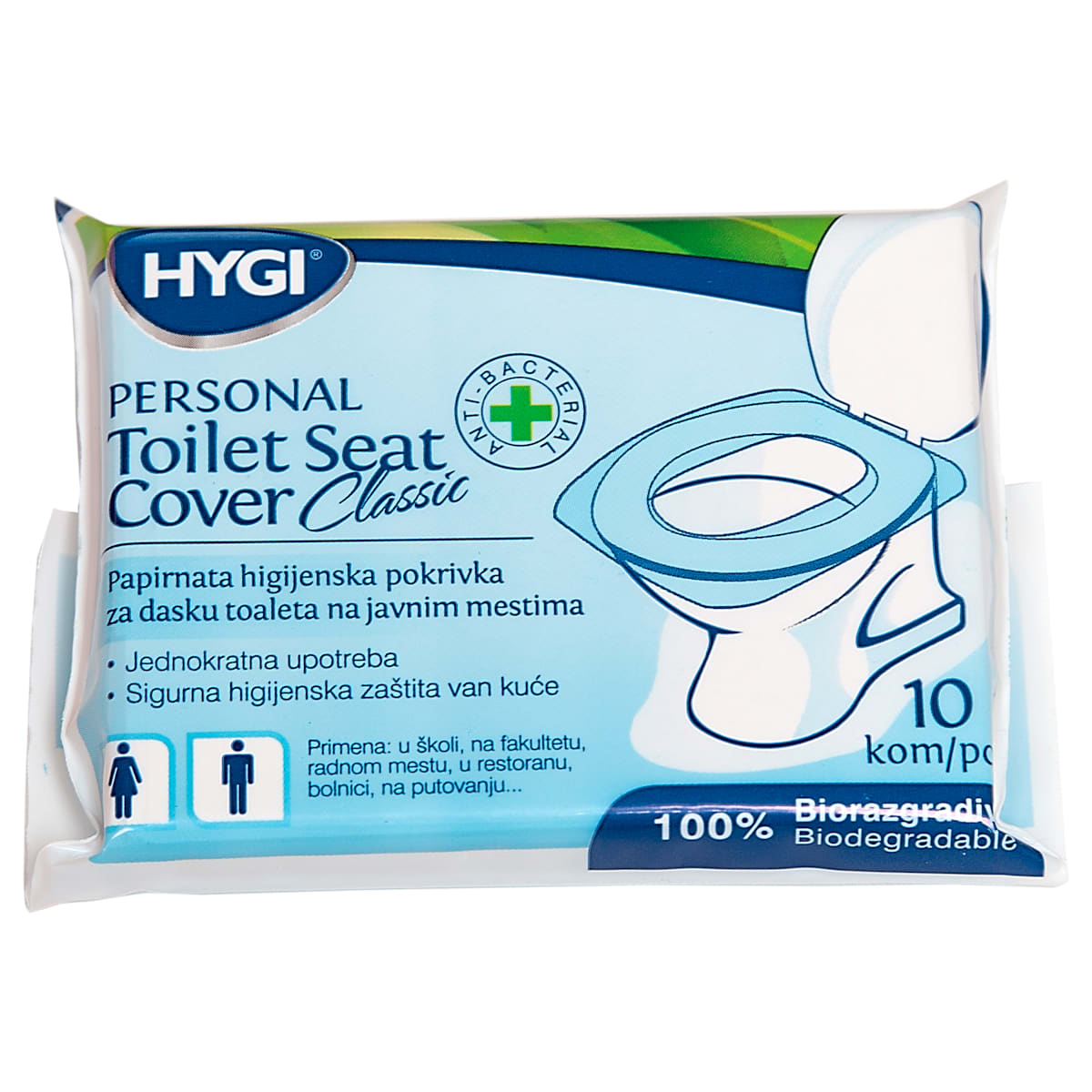 HIGY Higijenska zaštitna navlaka za wc dasku, 10 kom | dm.rs