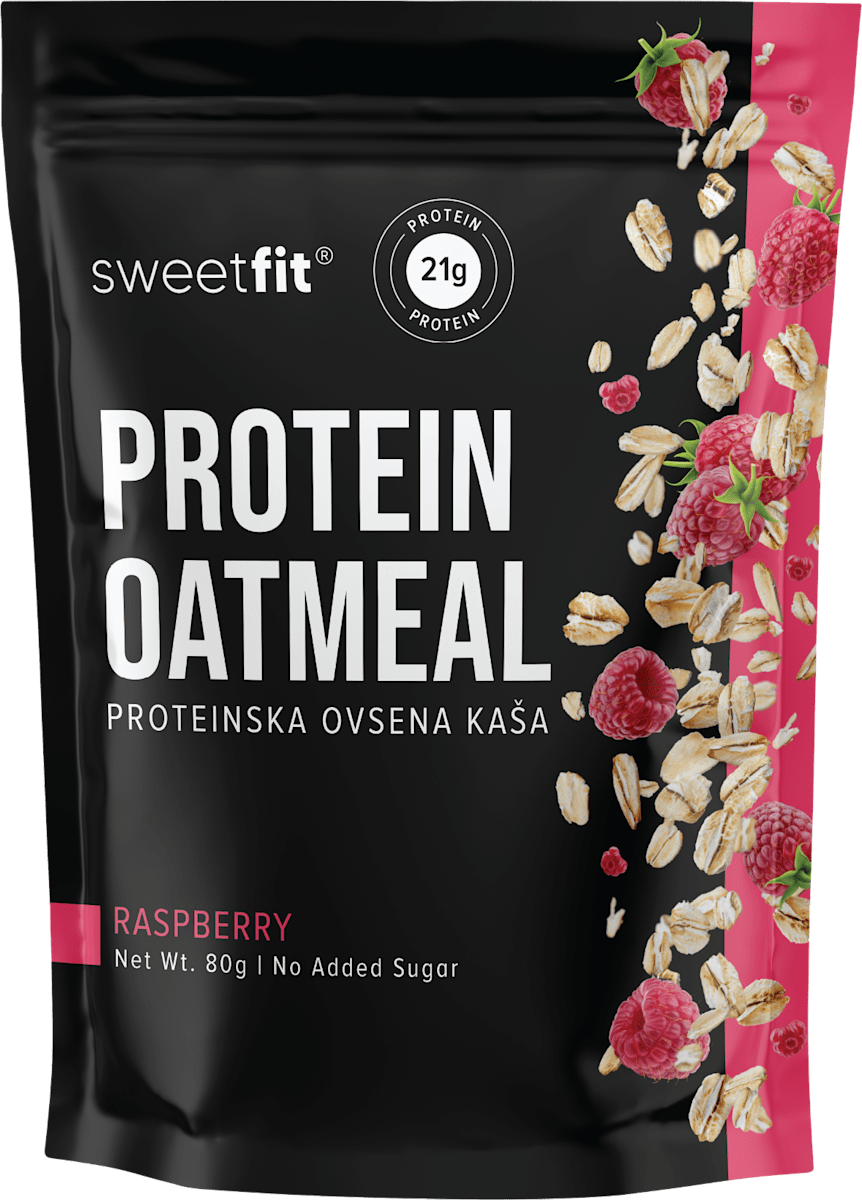 sweetfit PROTEINSKA OVSENA KAŠA - malina, 80 g | dm.rs