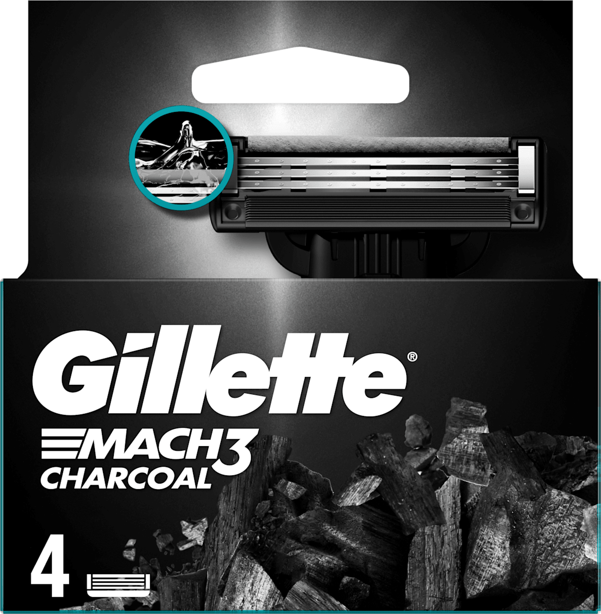 Gillette Mach3 Charcoal zamjenske patrone, 4 kom. | dm Bosna i Hercegovina