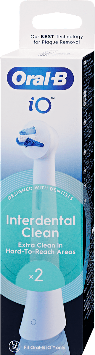 Oral-B Pótfej iO elektromos fogkeféhez Interdental Clean, 2 db | dm.hu