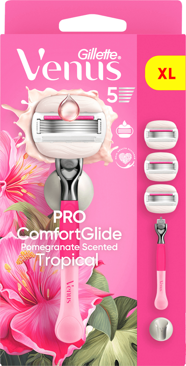 Gillette Venus Rasierer, Pro Comfortglide Tropical, Starterset, 1 St ...