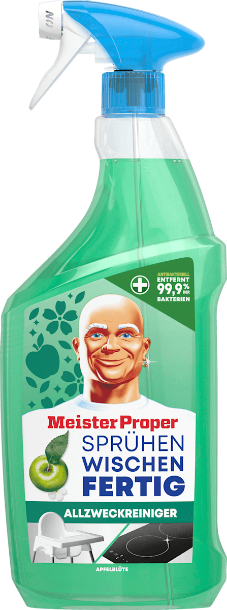 Meister Proper Allzweckreiniger Spray Antibakteriell, 800 ml dauerhaft ...