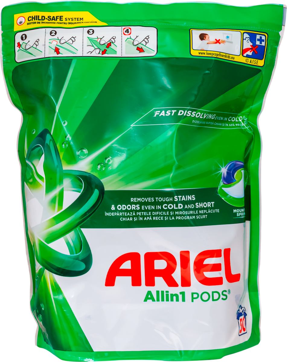 ARIEL All in1 kapsule za pranje veša - MOUNTAIN SPRING, 50 kom | dm.rs