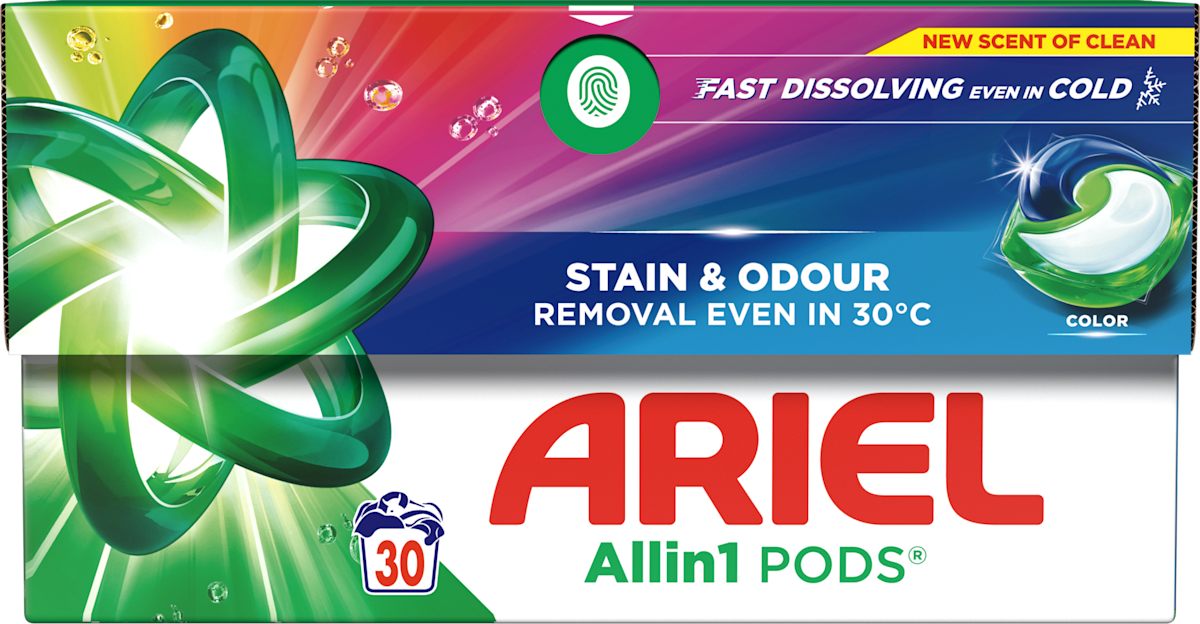 Ariel prací kapsle Allin1 Color, 30 PD | dm.cz
