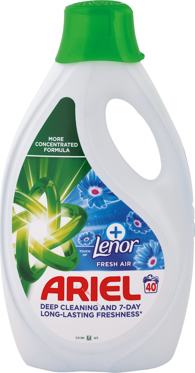 Ariel Prací gél +Lenor Fresh Air, 40 PD | mojadm.sk