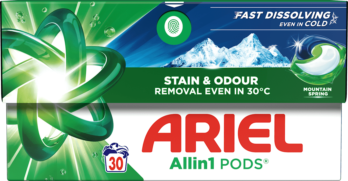 ARIEL Allin1 PODS® Mountain Spring kapsule za pranje rublja, 30 kom. | dm.hr
