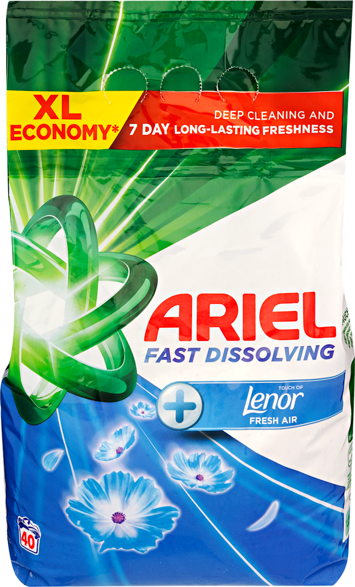Ariel Mosópor Lenor Fresh Air XL Economy, 40 mosás | dm.hu