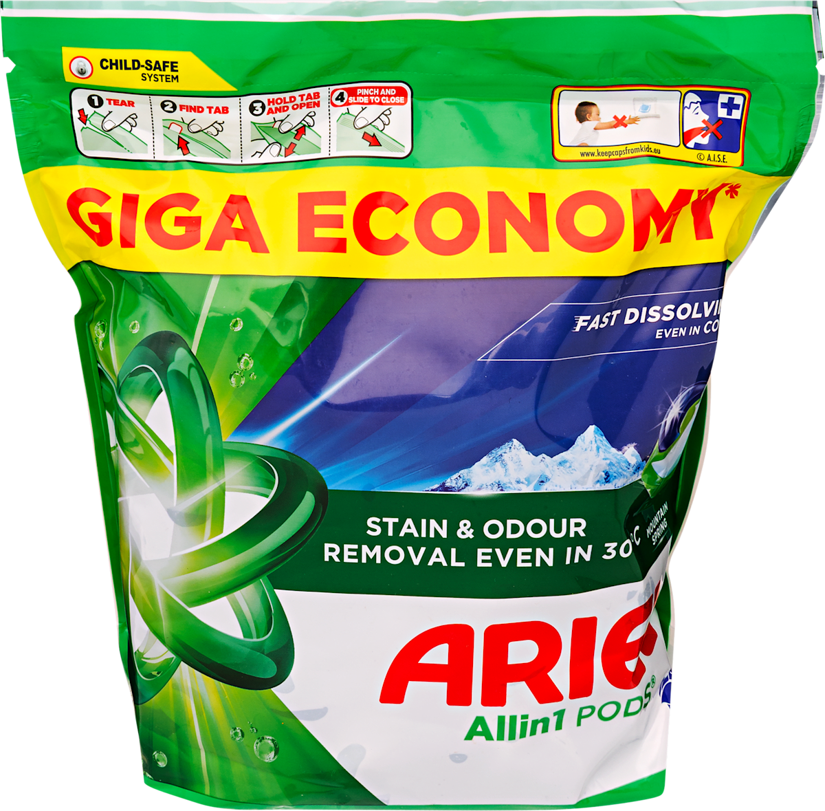ARIEL Allin1 PODS® Mountain Spring kapsule za pranje rublja, 70 kom ...