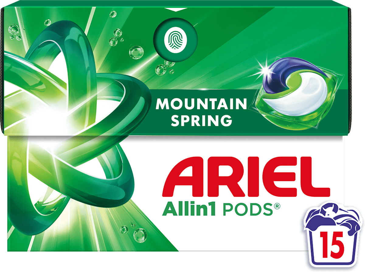 ARIEL Mountain Spring Allin1 PODS kapsule za pranje veša, 15 kom. | dm Bosna i Hercegovina