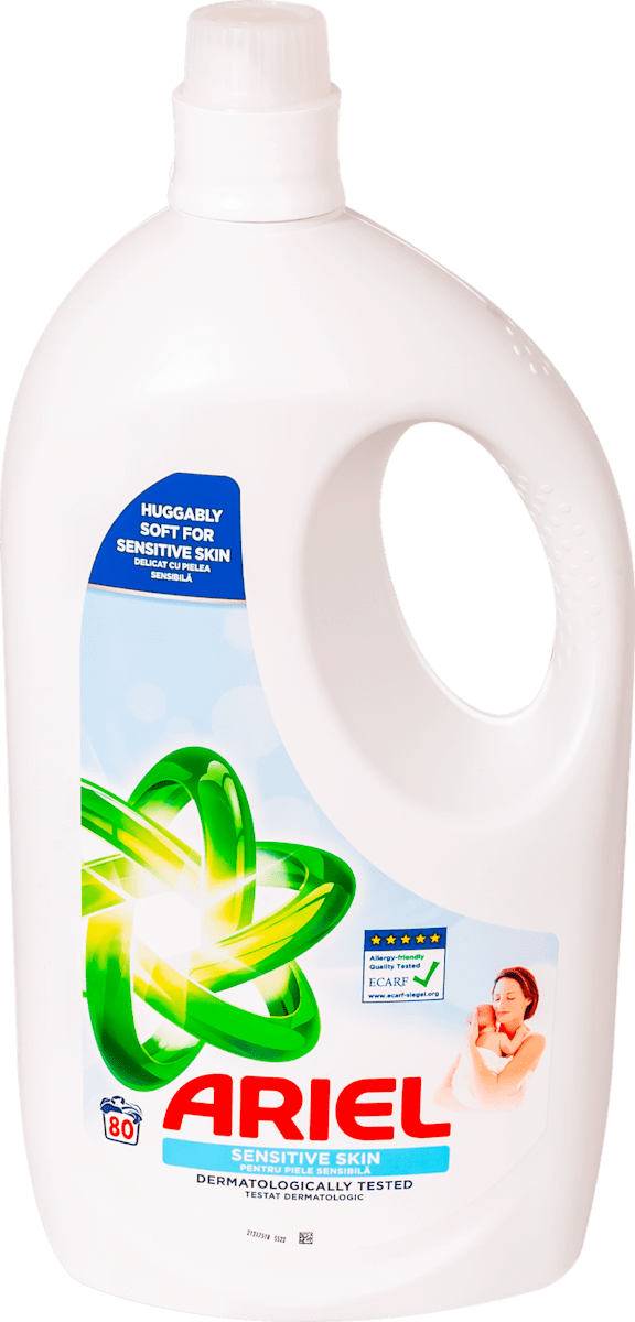 ARIEL SENSITIVE SKIN tečni detergent za veš, 3,6 l | dm.rs