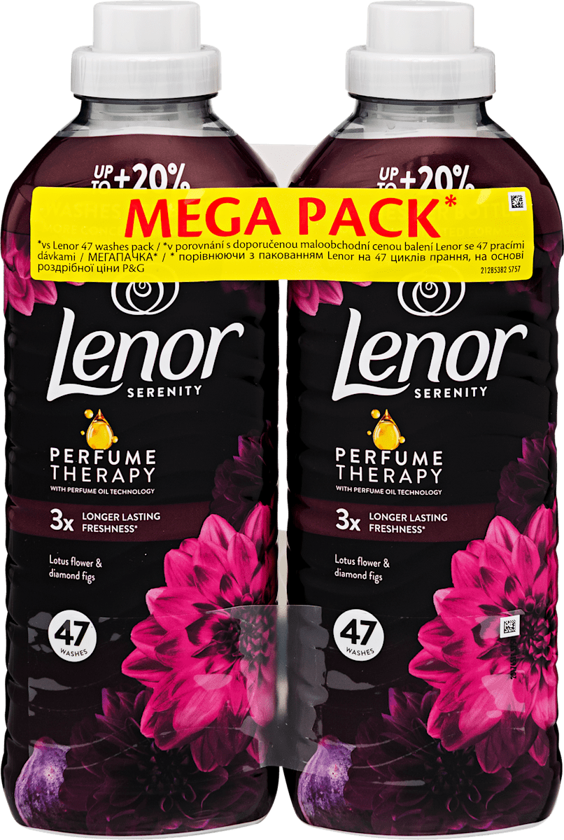 Lenor Öblítő duopack Lotus Water & Diamond Figs, 94 mosás | dm.hu