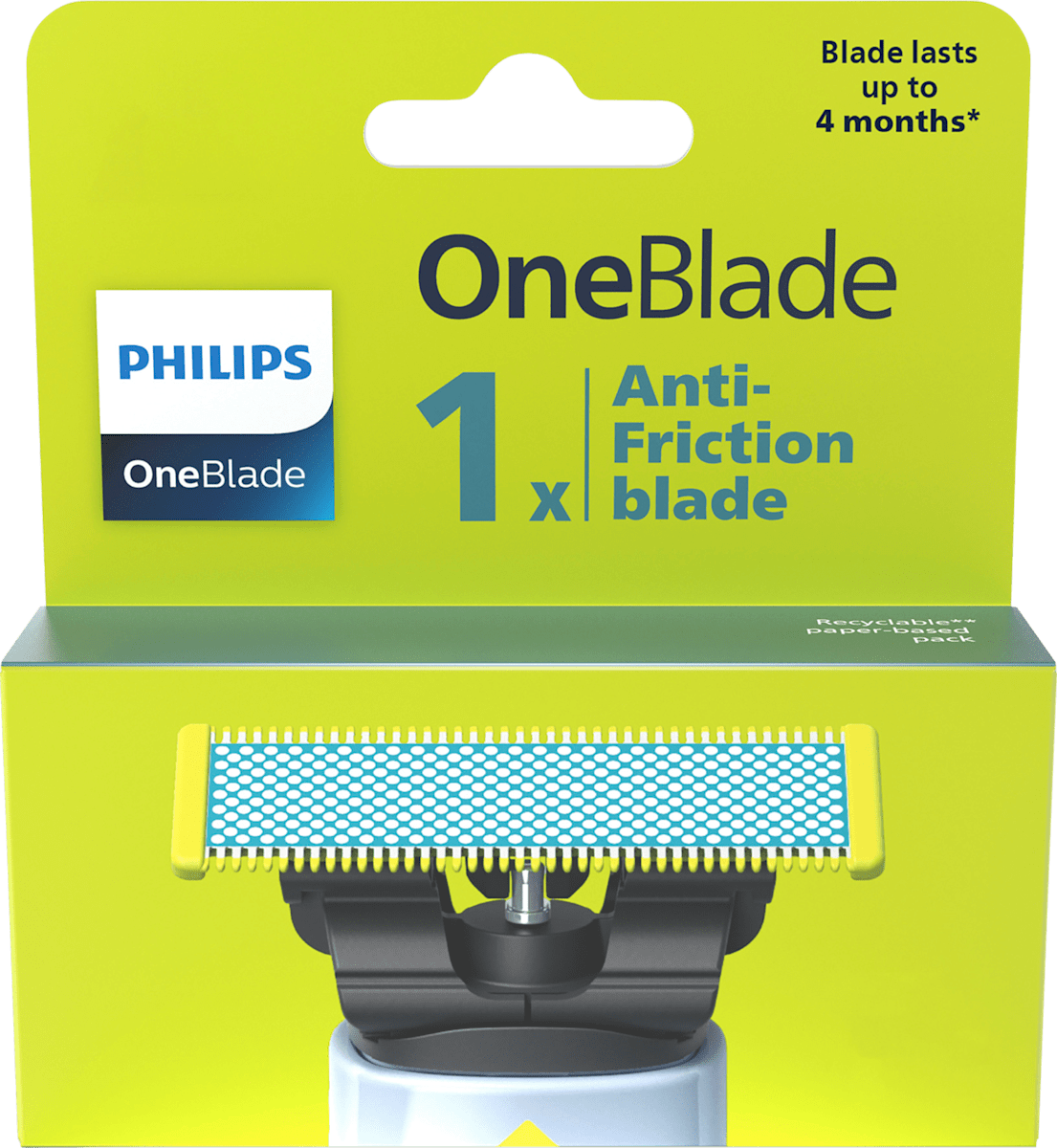 PHILIPS OneBlade Rasierklinge, OneBlade First Shave QP215/50, 1 St ...
