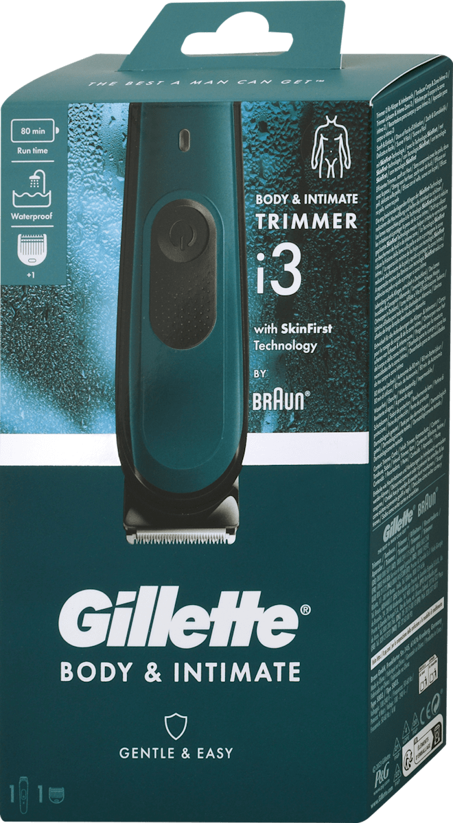 Gillette INTIMATE Intimni prirezovalnik Body & Intimate i3, 1 kos | dm.si