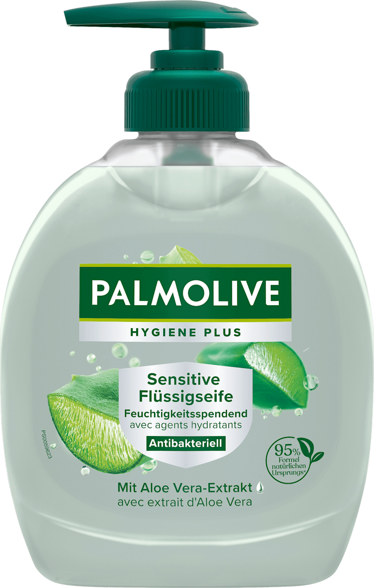 Palmolive Flüssigseife sensitive Hygiene-Plus mit Aloe Vera-Extrakt ...
