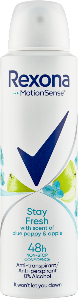 Rexona stay fresh dezodorans u spreju Blue Poppy & Apple, 150 ml | dm.hr