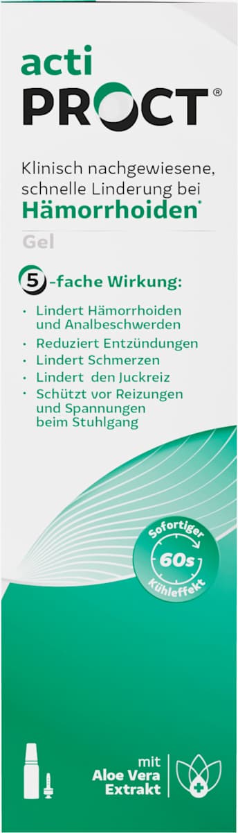 actiPROCT Hämorrhoiden Gel Can mit Applikator, 45 ml | dm.at