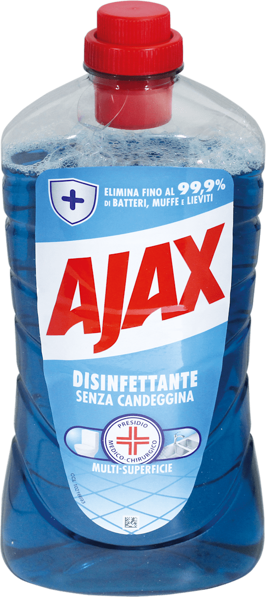 AJAX Detersivo multi-superficie disinfettante senza candeggina, 950 ml ...