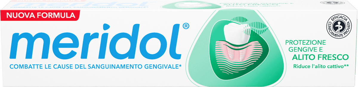 meridol Dentifricio Protezione Gengive e Alito Fresco, 75 ml | dm Italia