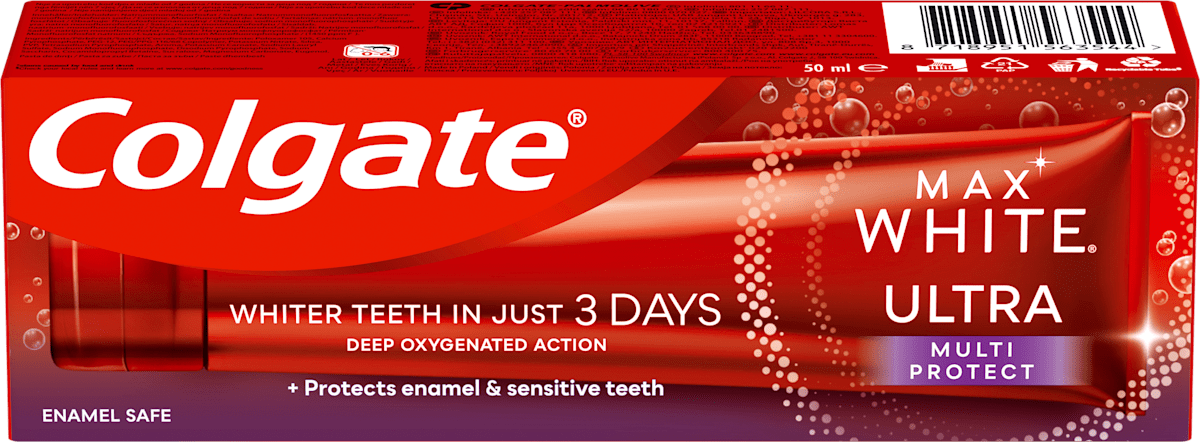 Colgate Паста за зъби Max White Ultra Multiprotect, 50 ml | dm България