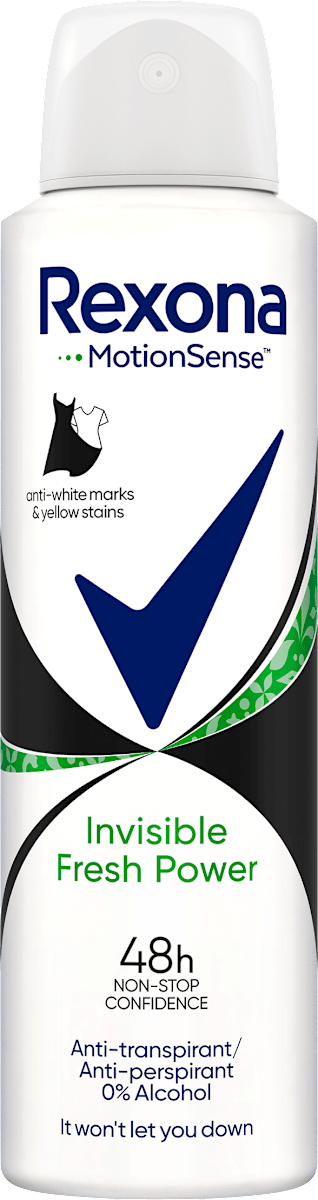 Rexona Дезодорант Invisible Fresh Power, 150 ml | dm България