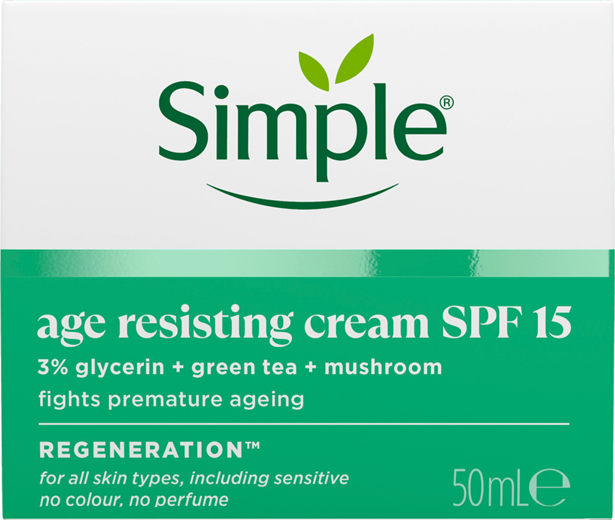 Simple age resisting dnevna krema, SPF 15, 50 ml | dm.hr