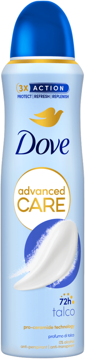Dove Advanced Care deodorant sprej Talco, 150 ml | dm.cz
