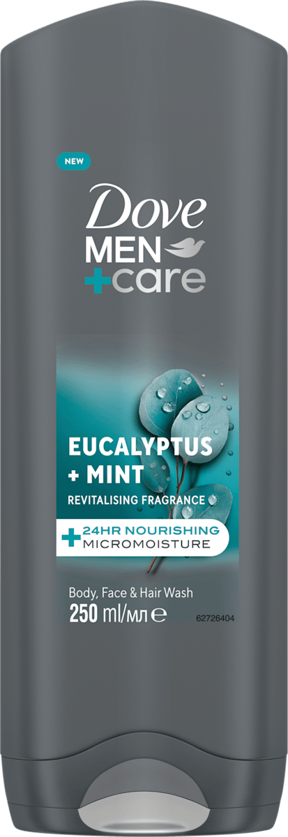Dove MEN+CARE Eucalyptus & Mint gel za tuširanje, 250 ml | dm.hr