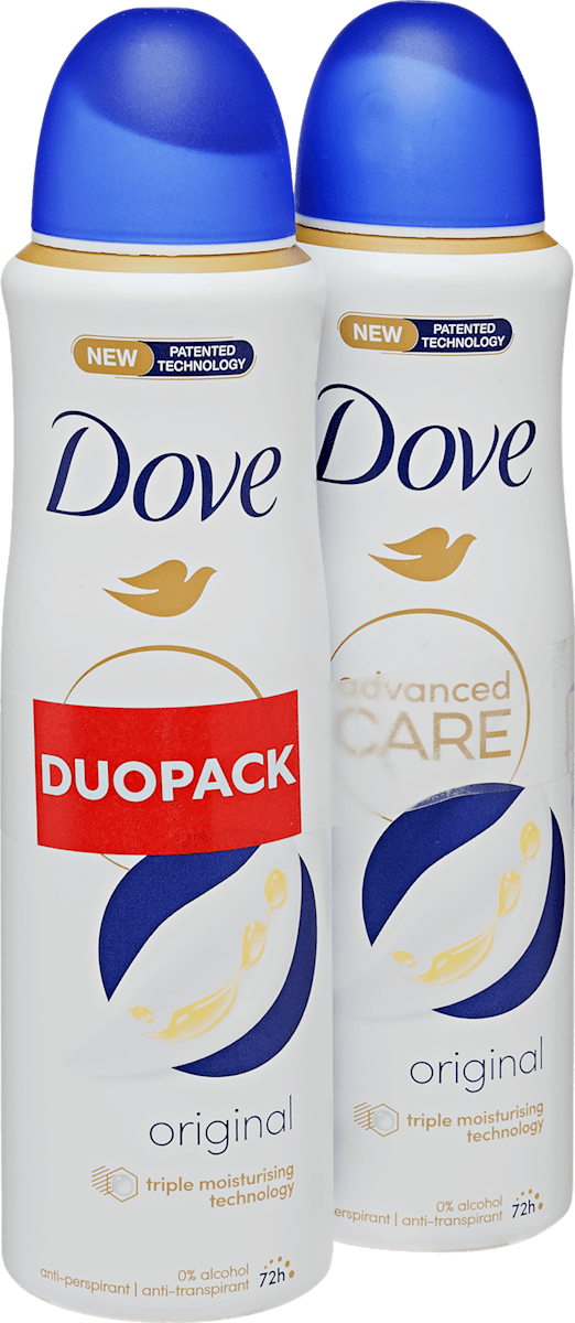 Dove Deo spray Original duopack, 300 ml | dm.hu