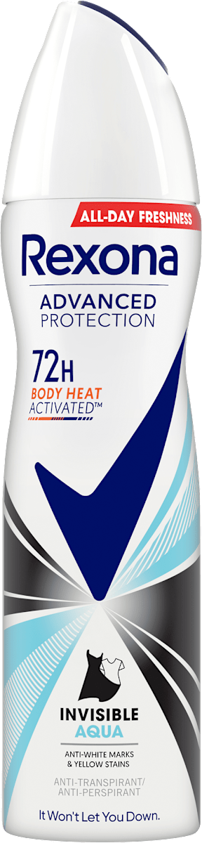 Rexona Deodorant spray Advanced Pro Invisible Aqua, 150 ml | dm.ro
