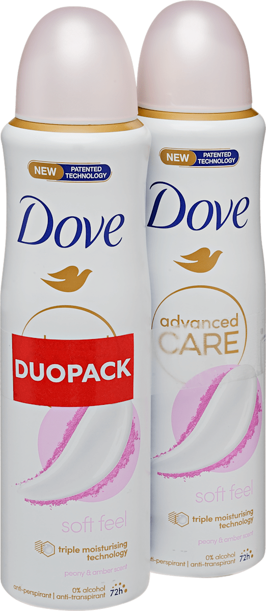 Dove Deo spray Soft Feel duopack, 300 ml | dm.hu