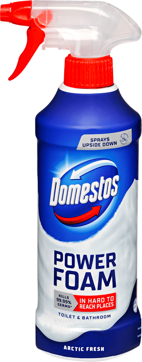 Domestos Čistiaca pena na WC a kúpeľne Power Foam Arctic Fresh, 435 ml | mojadm.sk