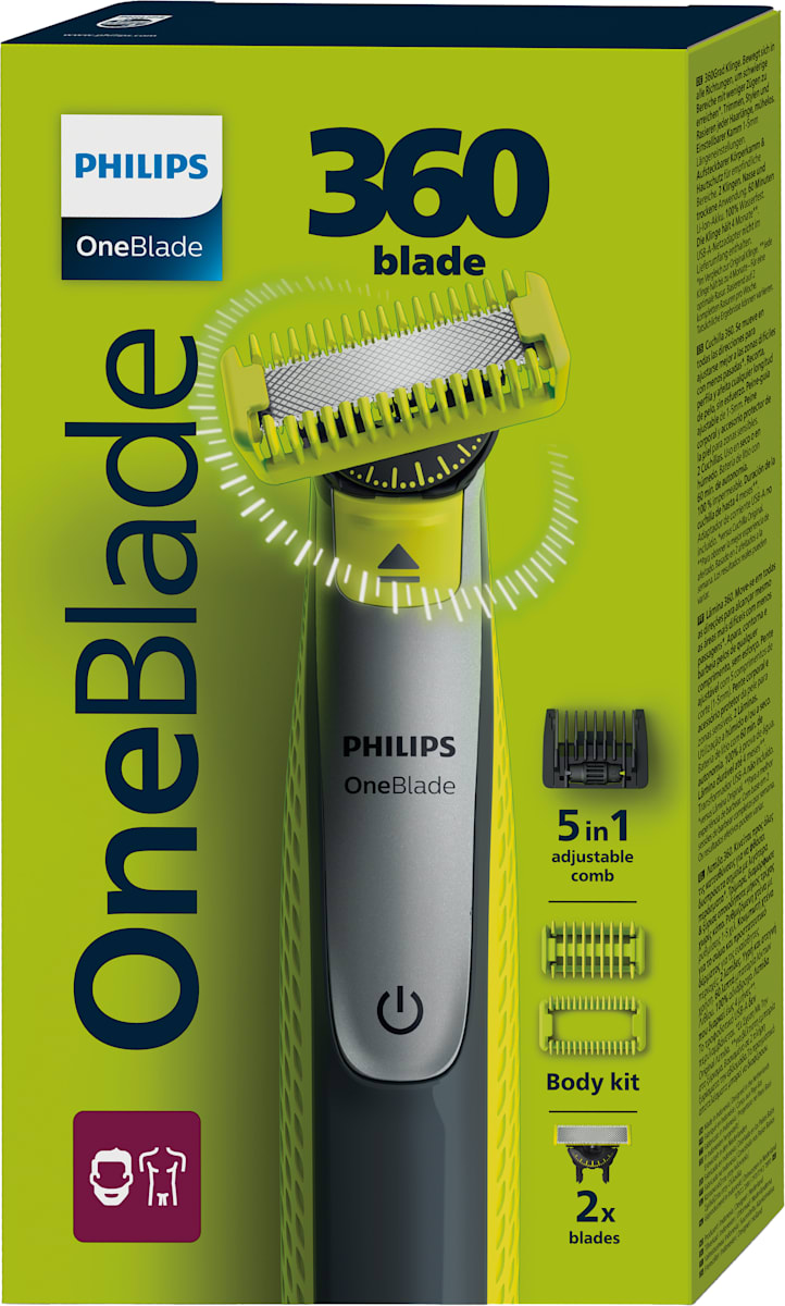 PHILIPS OneBlade 360 blade holicí strojek na tvář a tělo QP2834/23, 1 ...