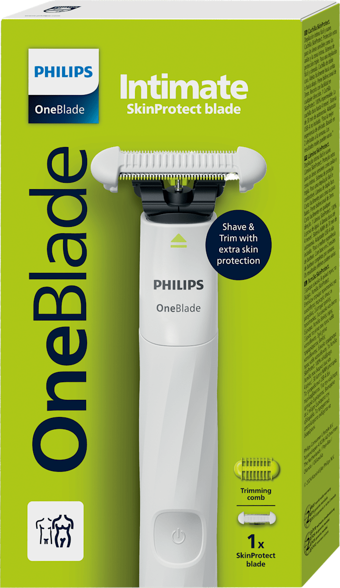 PHILIPS OneBlade Dámsky holiaci strojček na intímne partie Intimate ...