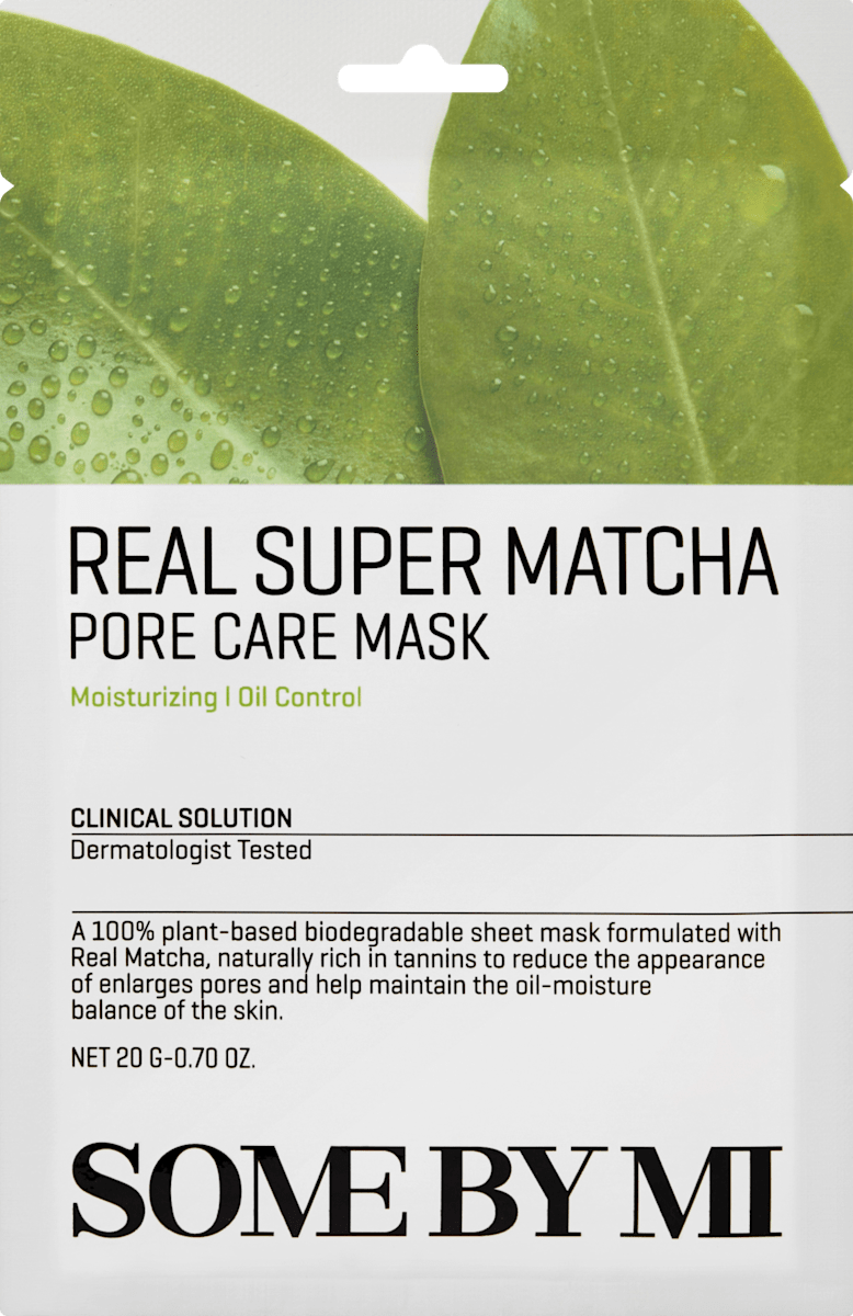 SOME BY MI Tuchmaske Real Super Matcha Pore Care, 20 g dauerhaft ...