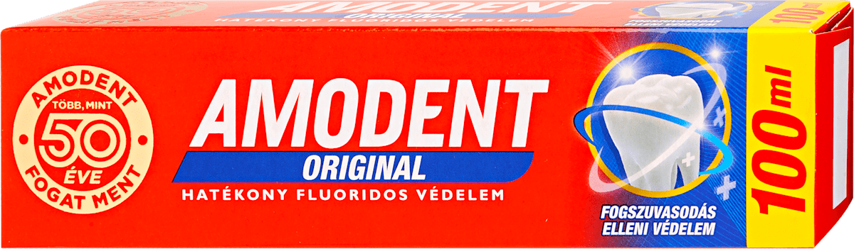 Amodent Fogkrém fogszuvasodásgátló technológiával, 100 ml | dm.hu