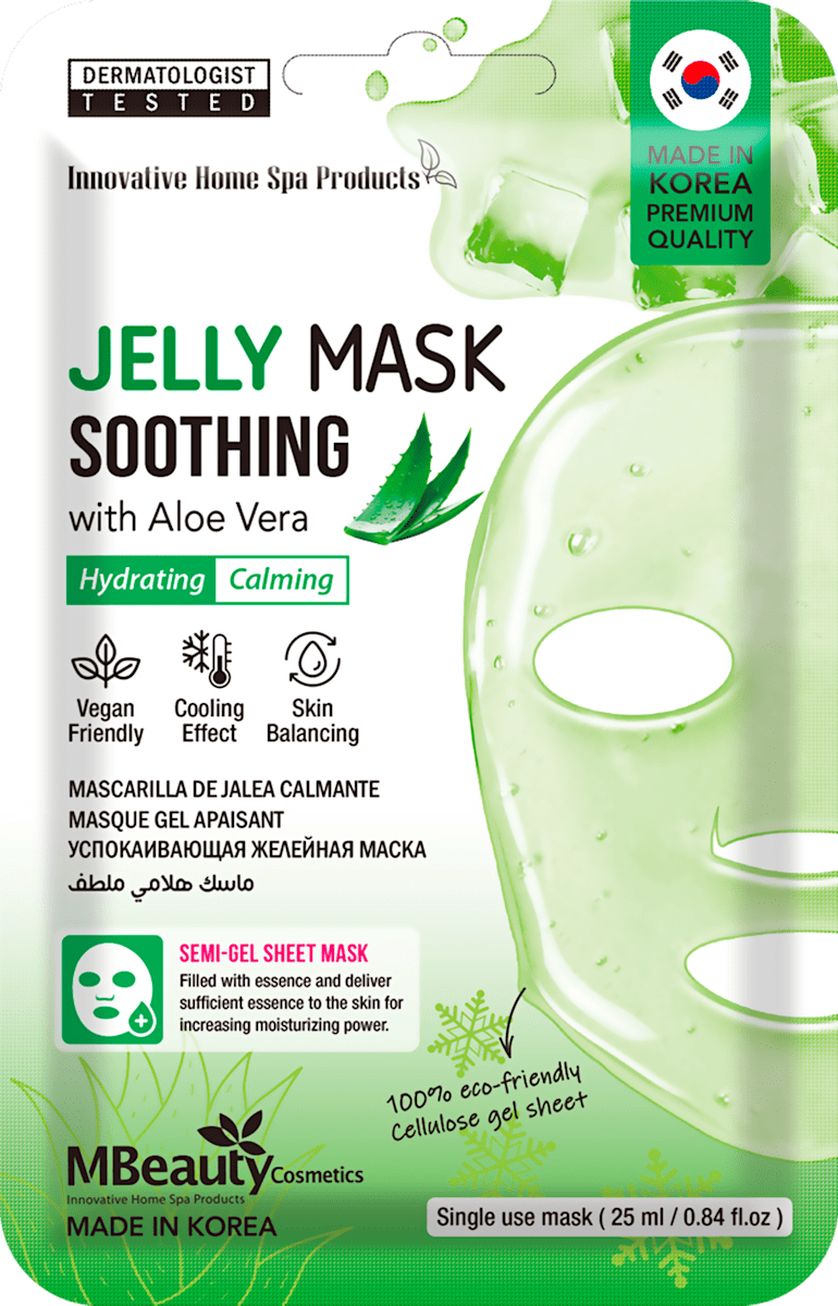MBeauty JELLY SOOTHING gel maska za lice u maramici, 1 kom | dm.rs