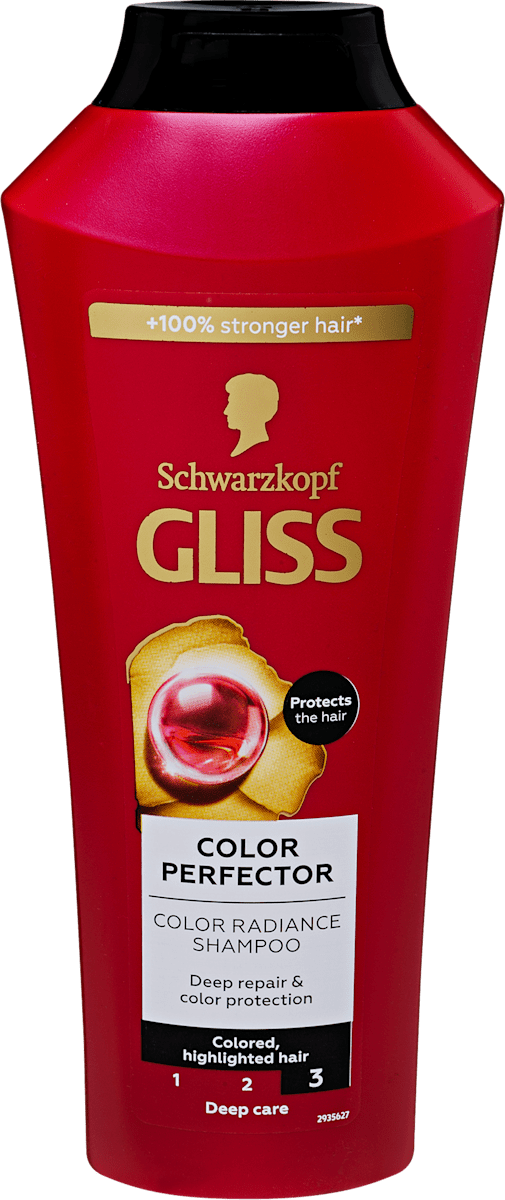 Schwarzkopf GLISS Sampon Color Perfector, festett vagy melírozott hajra ...