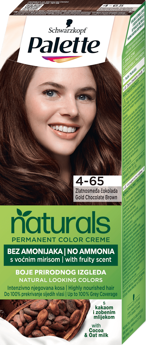 Palette naturals COLOR CREME Boja za kosu – 4-65 Gold Chocolate Brown ...