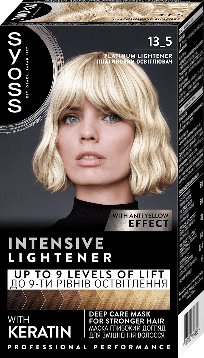syoss permanentní zesvětlovač na vlasy 13-5 Platinový zesvětlovač, 1 ks ...