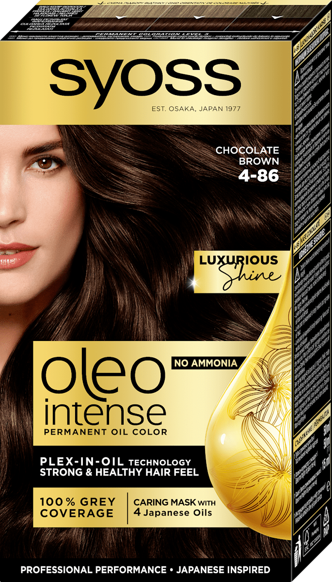 Syoss Oleo Intense Boja za kosu - 4-86 Chocolate Brown, 1 kom. | dm ...