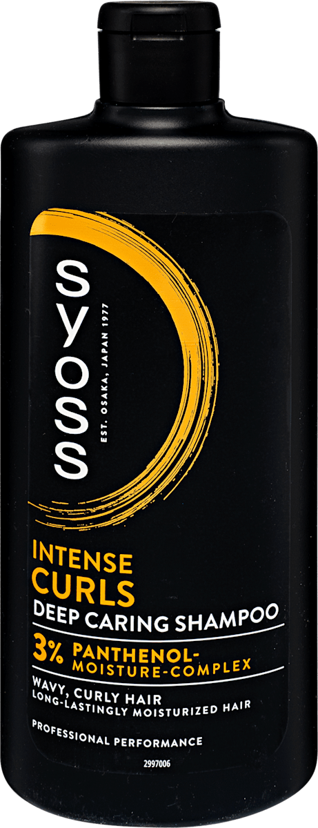 syoss Mélyápoló sampon Intense Curls, hullámos és göndör hajra, 440 ml ...