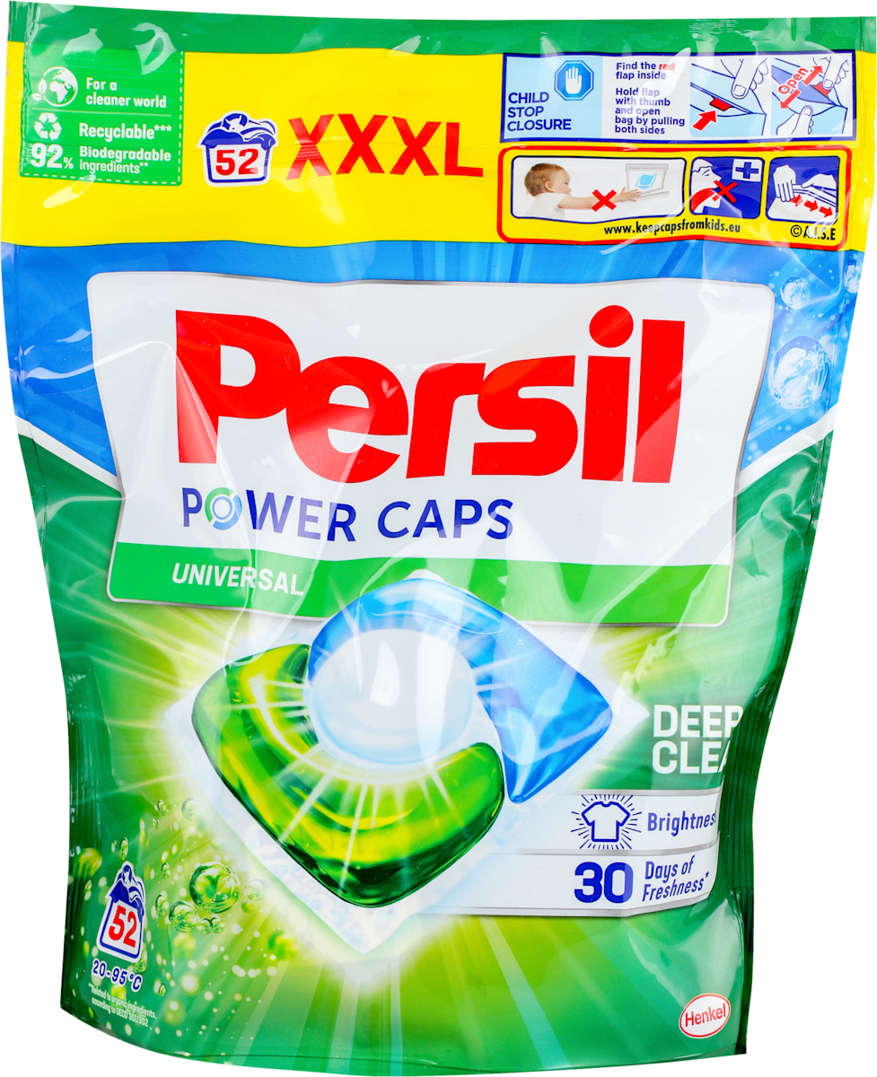 Persil POWER CAPS UNIVERSAL XXXL - kapsule za pranje veša, 52 kom | dm.rs