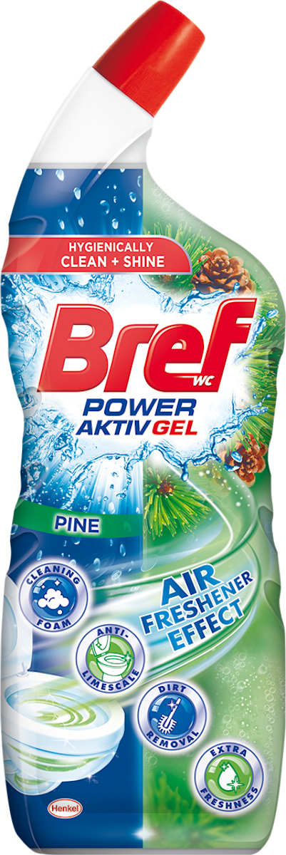 Bref Почистващ гел за тоалетна Power Aktiv Pine, 700 ml | dm България